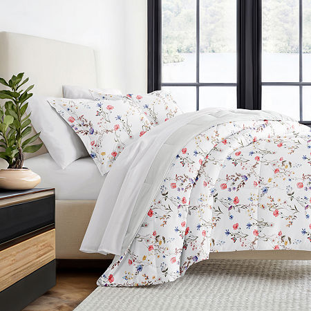 Click here for ienjoy Home Meadow Floral Stripe 3-Piece Comforter... prices