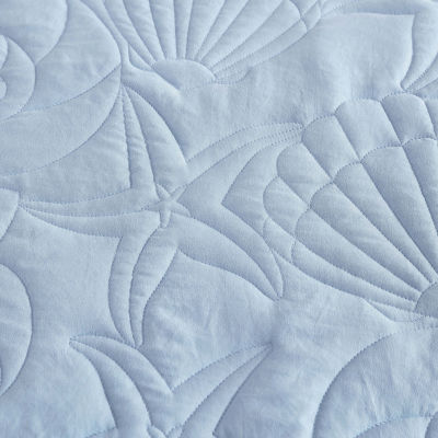 Caribbean Joe Solid Shell Outline Quilt Set - JCPenney