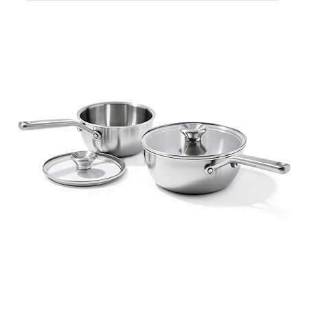 Click here for Oxo Mira Tri-Ply Stainless Steel 2 Piece Covered C... prices