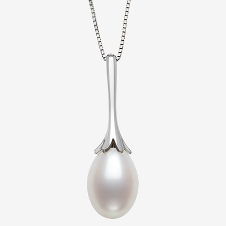 Click here for Womens White Cultured Freshwater Pearl Sterling Si... prices