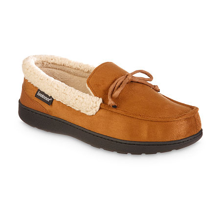 Click here for Isotoner Mens Moccasin Slippers  Xx-large  Brown prices