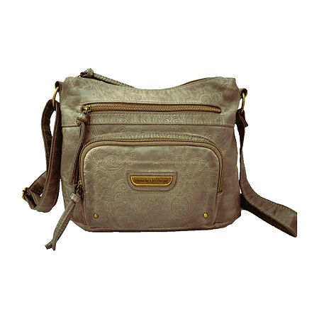 Click here for Stone Mountain Embossed Smokey Irene Hobo prices
