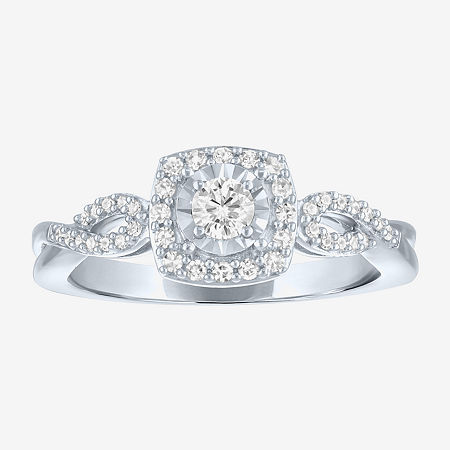 Click here for Womens 1/3 CT. T.W. Lab Grown White Diamond Sterli... prices