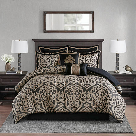 Click here for Madison Park Odette Jacquard 8-Pc. Comforter Set... prices