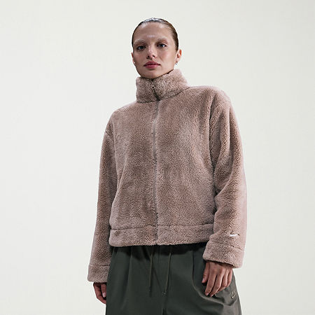 Click here for Nike Womens Essential Sherpa High-Pile Fleece Jack... prices