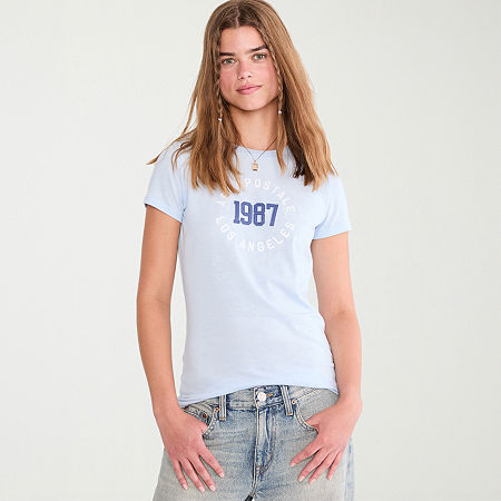 Click here for AEROPOSTALE Womens Juniors Round Neck Short Sleeve... prices