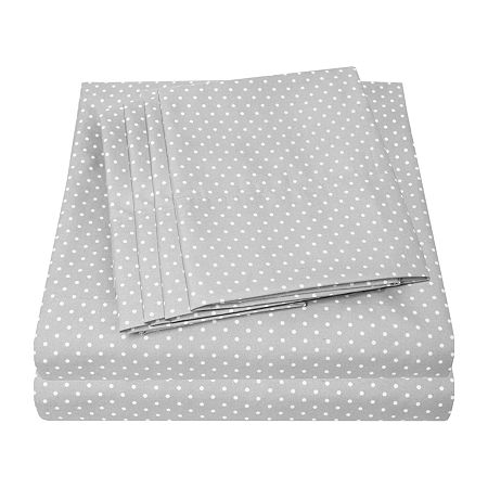 Click here for Sweet Home Collection 6pc. Printed Dots Microfiber... prices