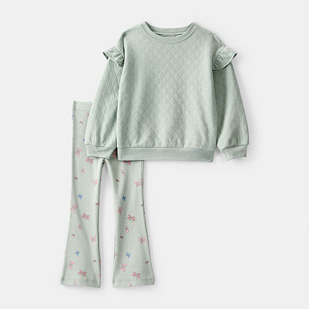 Click here for Carters Toddler Girls 2-pc. Pant Set  4t  Green prices