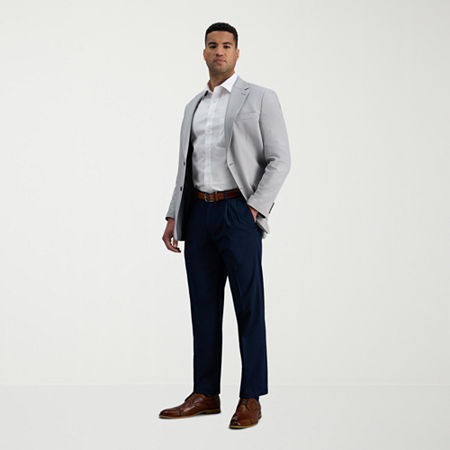 Click here for Haggar Mens Iron Free Premium Khaki Classic-Fit Pl... prices