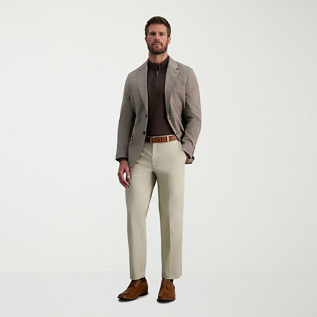 Click here for Haggar Mens Iron Free Premium Khaki Classic-Fit Fl... prices