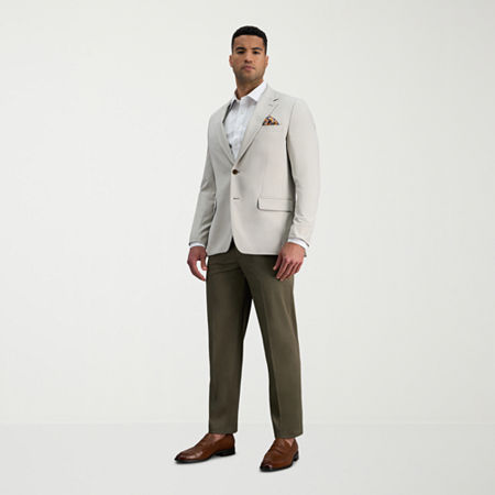 Click here for Haggar Mens Iron Free Premium Khaki Classic-Fit Fl... prices