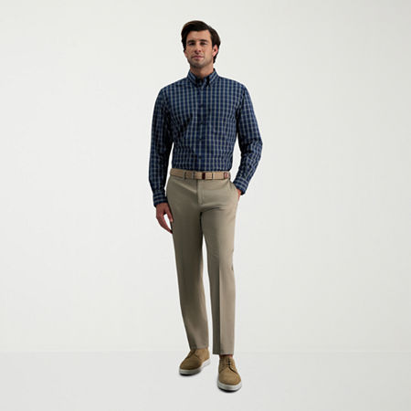 Click here for Haggar Mens Iron Free Premium Khaki Straight-Fit F... prices