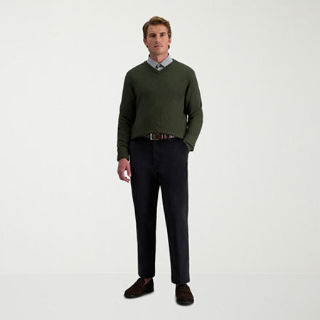 Click here for Haggar Mens Classic-Fit Stretch Corduroy Pants - D... prices