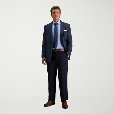 Click here for Haggar E-CLO Stria Mens Classic Fit Dress Flat Fro... prices