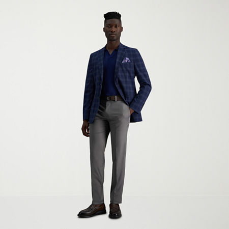 Cool Right Performance Flex Straight Fit Flat Front Pant - Heather Grey