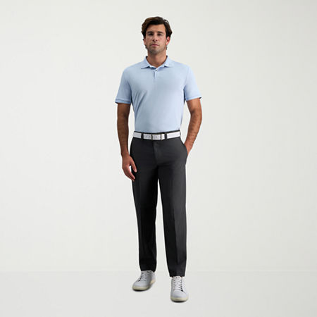 Cool Right Performance Flex Straight Fit Flat Front Pant - Dark Grey