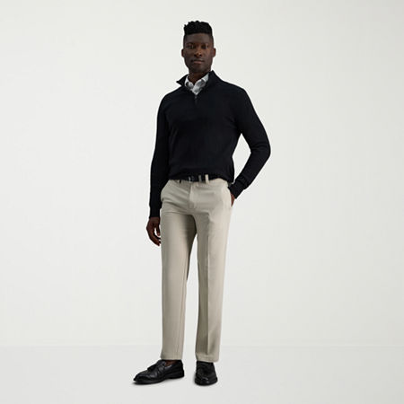 Cool Right Performance Flex Straight Fit Flat Front Pant - String