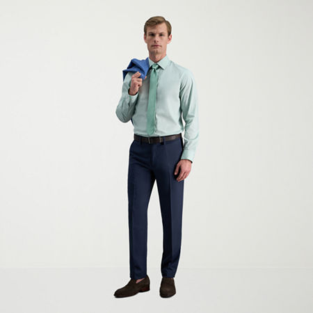 Cool Right Performance Flex Slim Fit Flat Front Pant - Ink