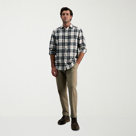 Click here for Haggar Mens Life Khaki Straight Fit Comfort Pant -... prices