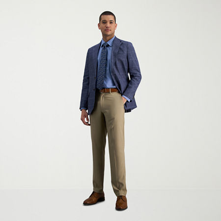 Click here for Haggar Premium Comfort Mens Slim Fit Dress Flat Fr... prices