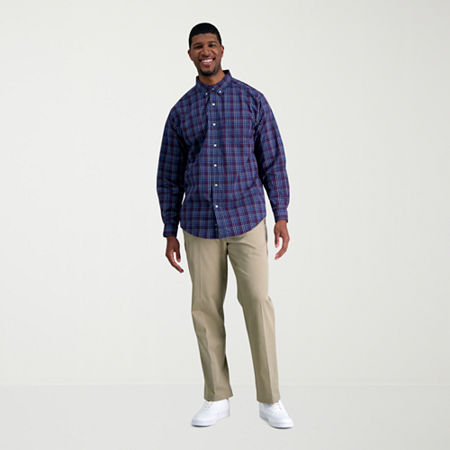 Click here for Haggar Mens Big & Tall Iron Free Premium Khaki Cla... prices