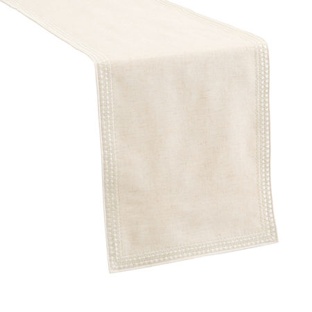 Click here for Homewear Jute Embroidered Table Runner  One Size... prices