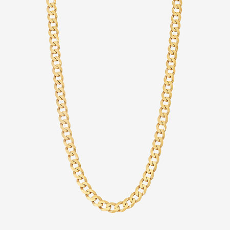 Click here for Made in Italy 14K Gold Over Silver Solid Curb Chai... prices