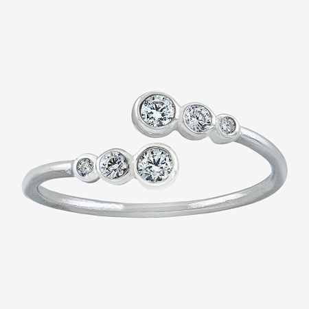Click here for Silver Treasures Womens Cubic Zirconia Sterling Si... prices