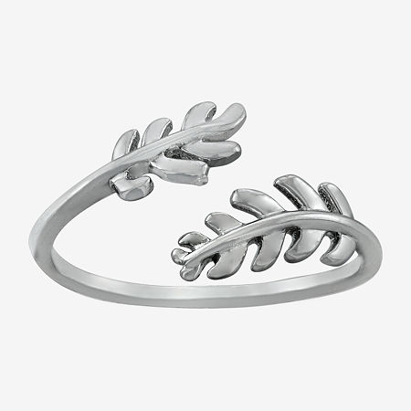 Click here for Athra Sterling Silver Bypass Leaf Ring prices