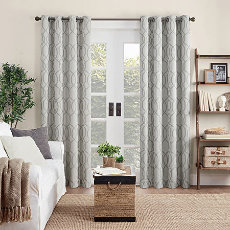 Click here for Eclipse Ambiance Lattice Draft Stopper Grommet Top... prices