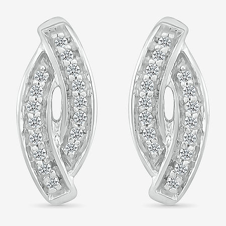Click here for Diamond Accent Natural White Diamond Sterling Silv... prices