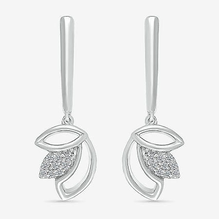 Click here for Womens Diamond Accent Natural White Diamond Sterli... prices