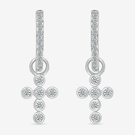 Click here for Womens 1/5 CT. Natural White Diamond Sterling Silv... prices