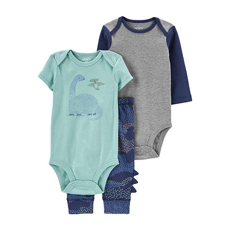 Click here for Carters Baby Boys 3-pc. Pant Set  Newborn  Green prices