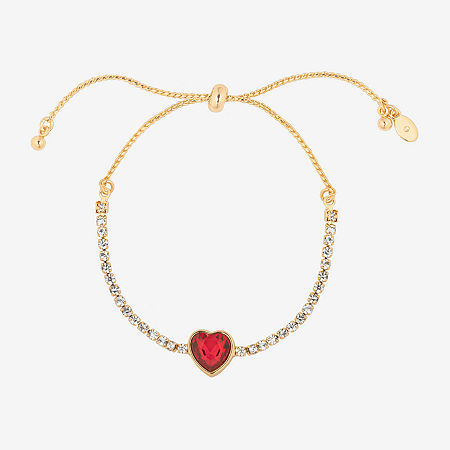 Click here for Bijoux Bar Delicates Gold Tone Womens Red Glass He... prices