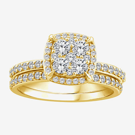 Click here for Womens 1 CT. T.W. Natural White Diamond 10K Gold H... prices
