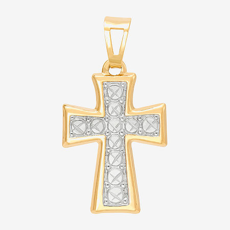 Click here for Womens 14K Gold Cross Pendant  One Size prices
