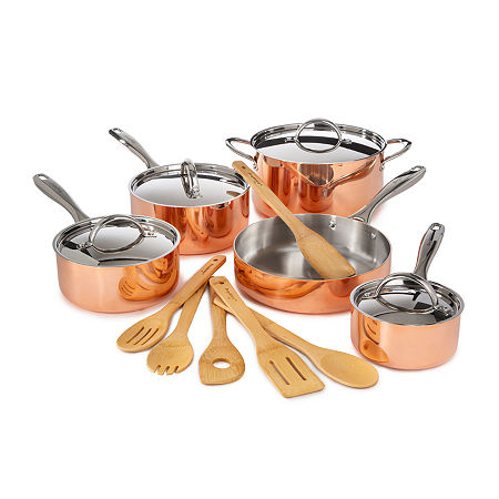 Click here for BergHOFF Vintage Tri-Ply Stainless Steel Copper Po... prices