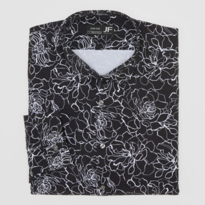 J. Ferrar Mens Big & Tall Regular Fit Easy Care Stretch Fabric Long ...