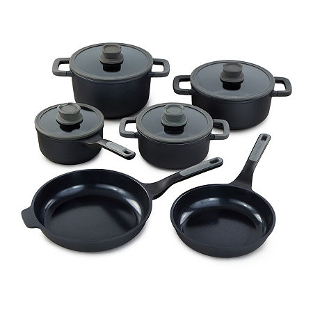 Click here for BergHOFF Leo Stone+ Ceramic Non-Stick 10-pc. Cookw... prices