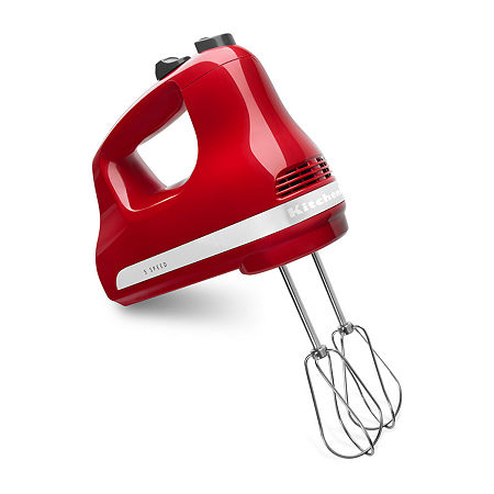 KitchenAid 5-Speed Ultra Power Lightweight Hand Mixer KHM512 - Empire Red