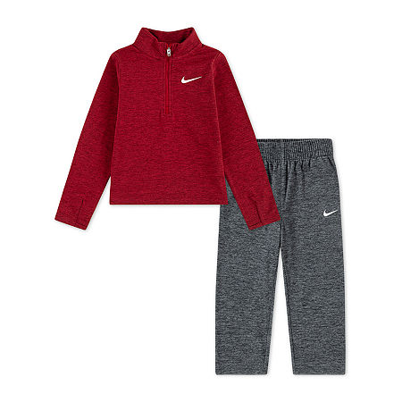 Click here for Nike Boys Toddler 2T-4T 2-Piece Quarter-Zip Sunset... prices
