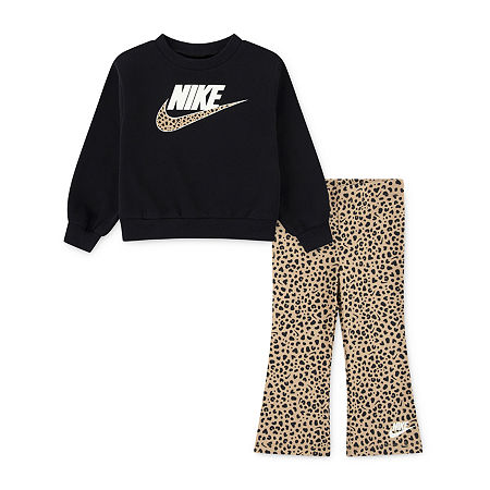 Click here for Nike Girls 2T-4T 2-Piece Wild Warmth Printed Top a... prices
