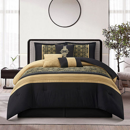 Click here for Stratford Park Charley 7-Piece Comforter Set  King... prices
