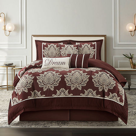 Click here for Stratford Park Therese Damask 7-Pc. Comforter Set... prices