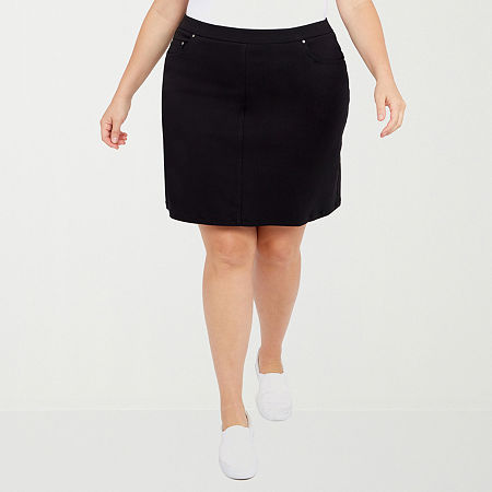Click here for Hearts Of Palm Womens Mid Rise Plus Skort  22w  Bl... prices