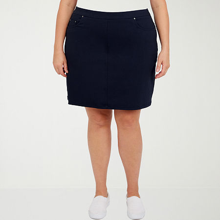 Click here for Hearts Of Palm Womens Mid Rise Plus Skort  22w  Bl... prices