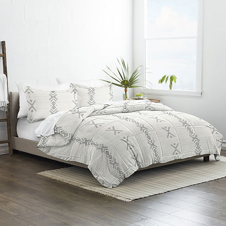 ienjoy Home Urban Stitch Patterned Comforter Set  Full/Queen - Urban Stitch