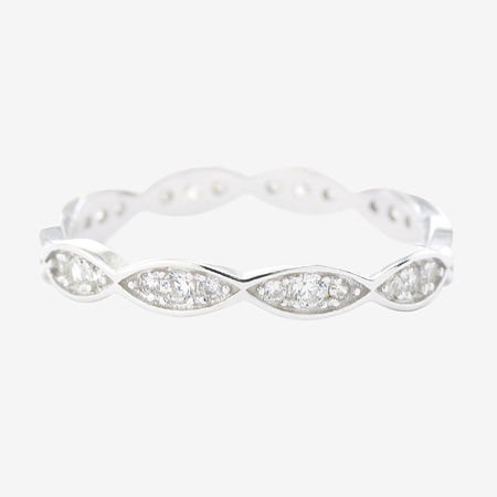 Click here for Silver Treasures Womens Cubic Zirconia Sterling Si... prices