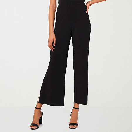 Click here for MSK Womens Mid Rise Embellished Trim Straight Pala... prices